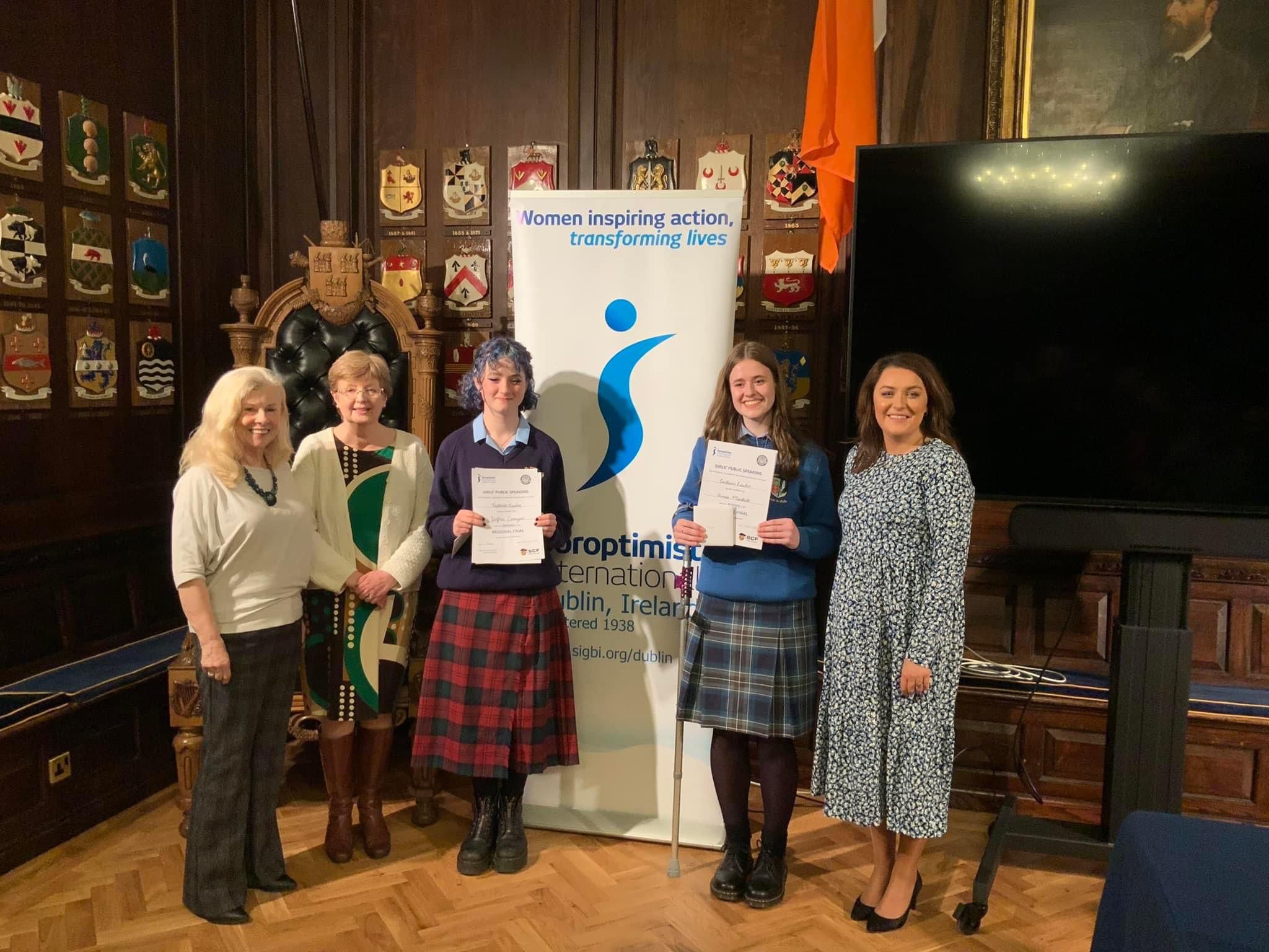 Empowering Girls - Public Speaking competition - Soroptimists Ireland